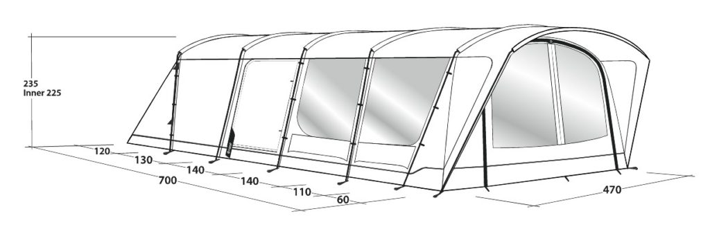 Outwell Vermont 7PE 7 Person Tent 2021 - The Expert Camper
